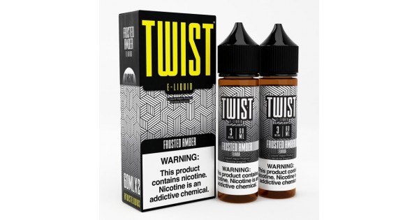 Twist E-liquids - Frosted Amber 2x60mL (Previously Frosted Cookie) LEMON TWIST